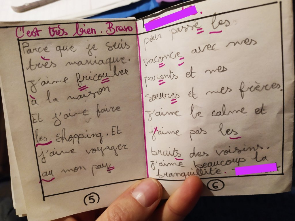 Écrire un petit livre – Français : langue étrangère